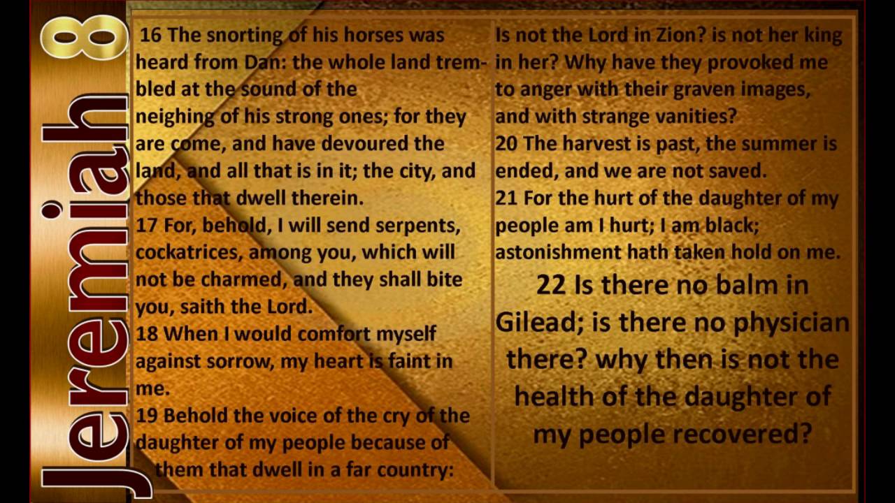 Jeremiah 7 -9 - YouTube