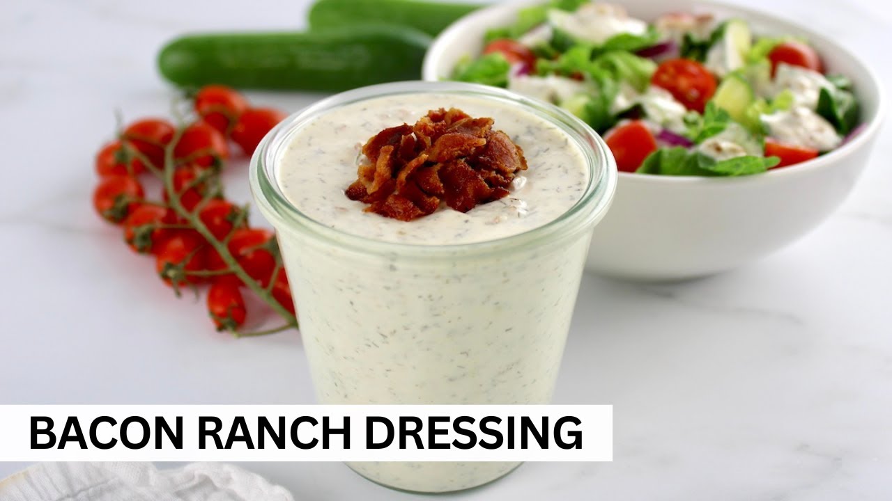 Bacon Ranch Dressing - YouTube