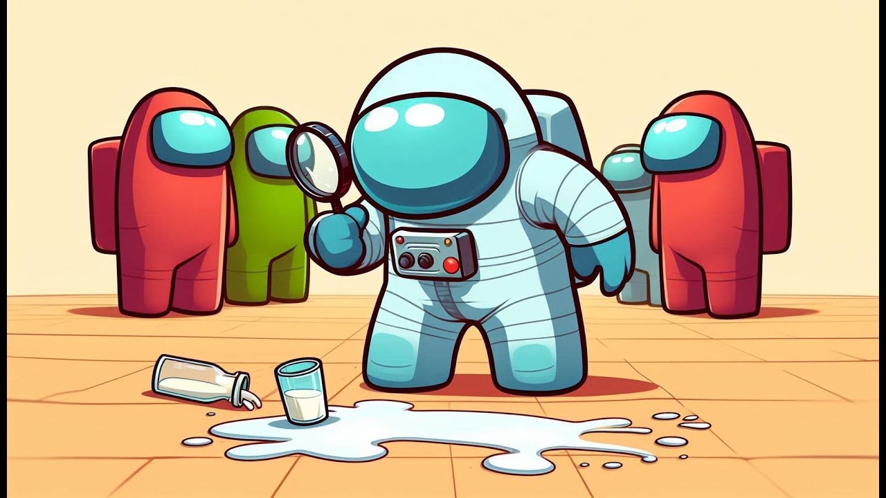 Don't cry over spilled milk Among us!!! - YouTube