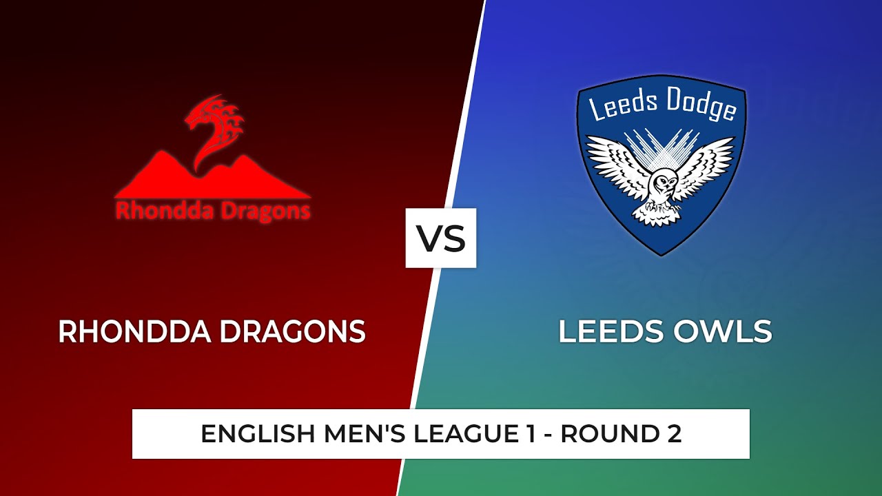 Rhondda Dragons vs Leeds Owls [BD Men's League 1 - 14/01/24] - YouTube