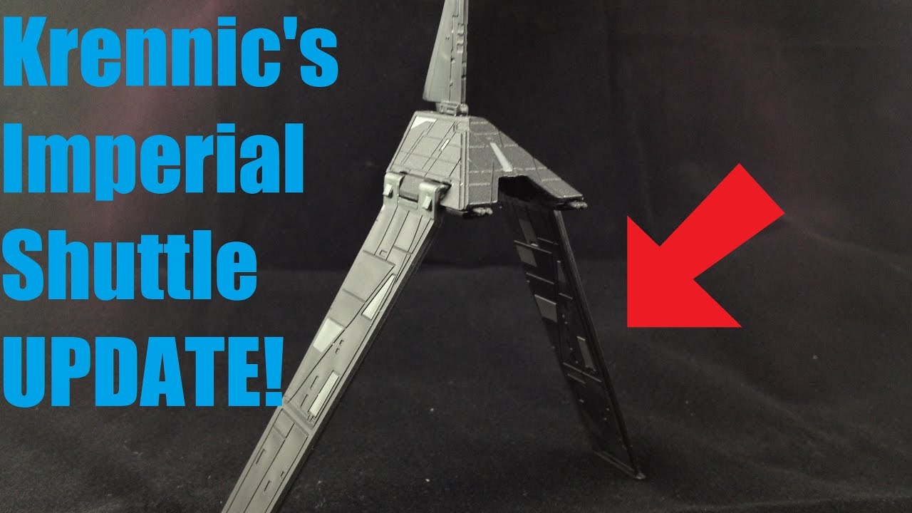 UPDATE! Star Wars Black Series Titanium Krennic's Imperial Shuttle ...