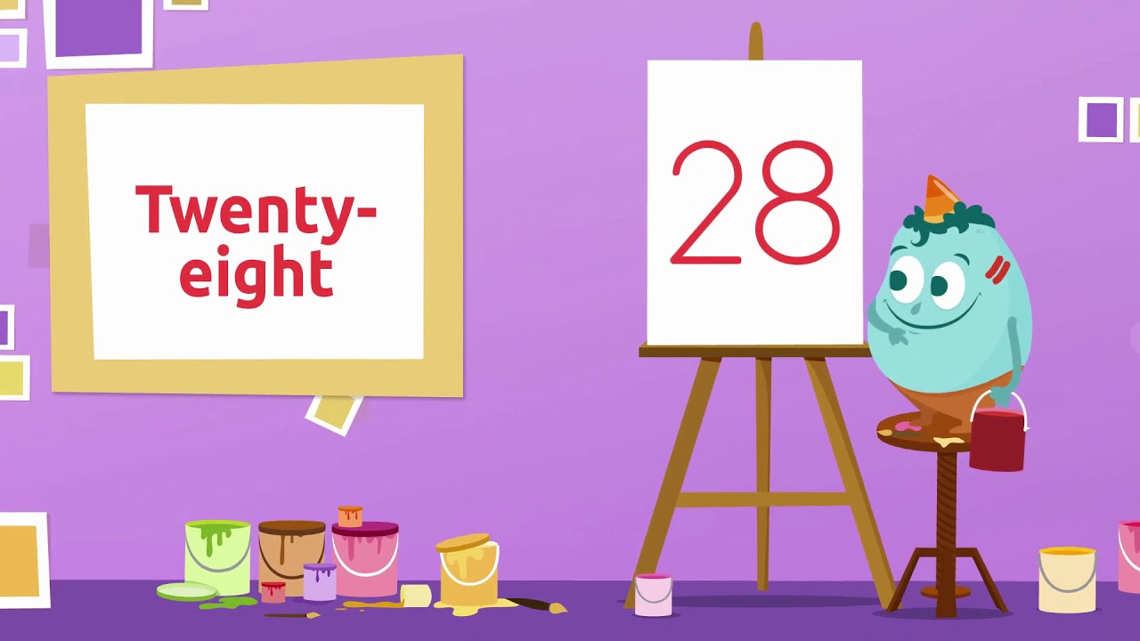 learning numbers from 20 - 30 - YouTube