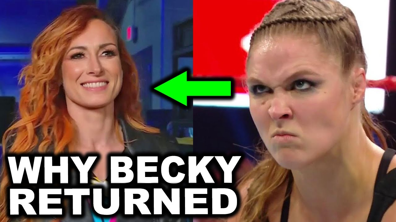 Real Reason Why Becky Lynch Returned to WWE and Ronda Rousey is Angry ...