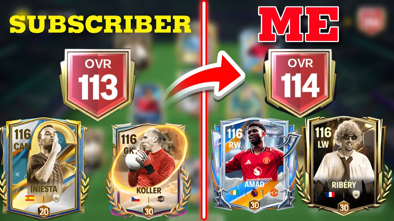 FC Mobile Gameplay: Subscribers Showdown! OVR 113 vs. 114 🔥 Epic ...