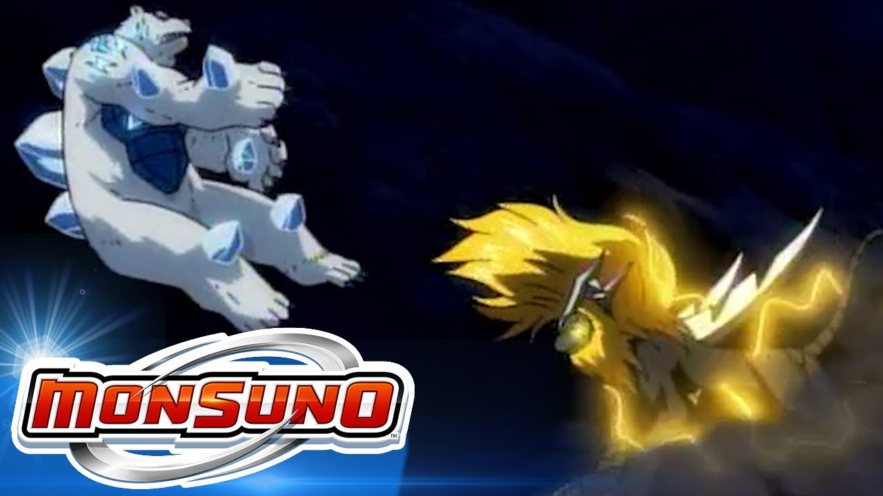 Monsuno | The Battle Against Driftblade - YouTube