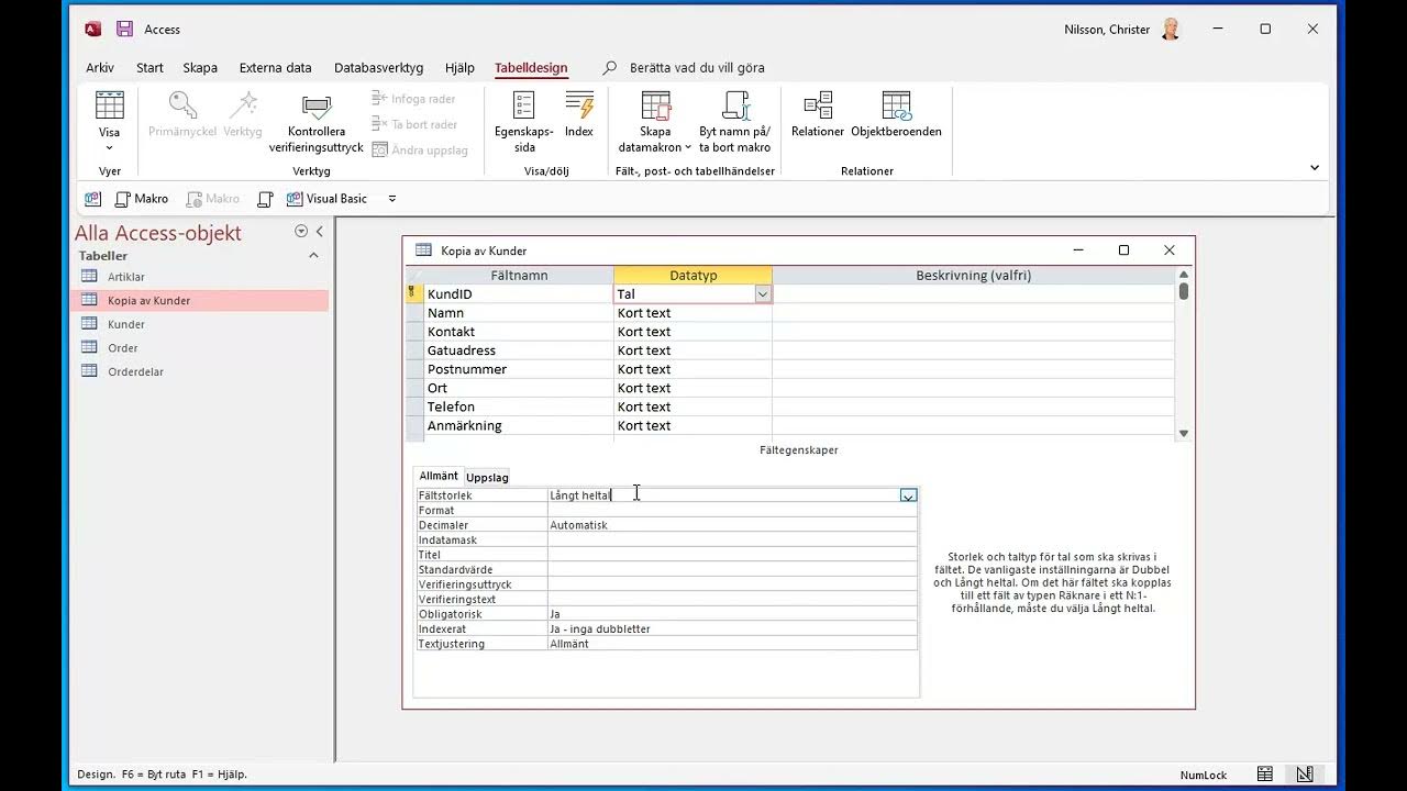 Access Datatyper Format Youtube