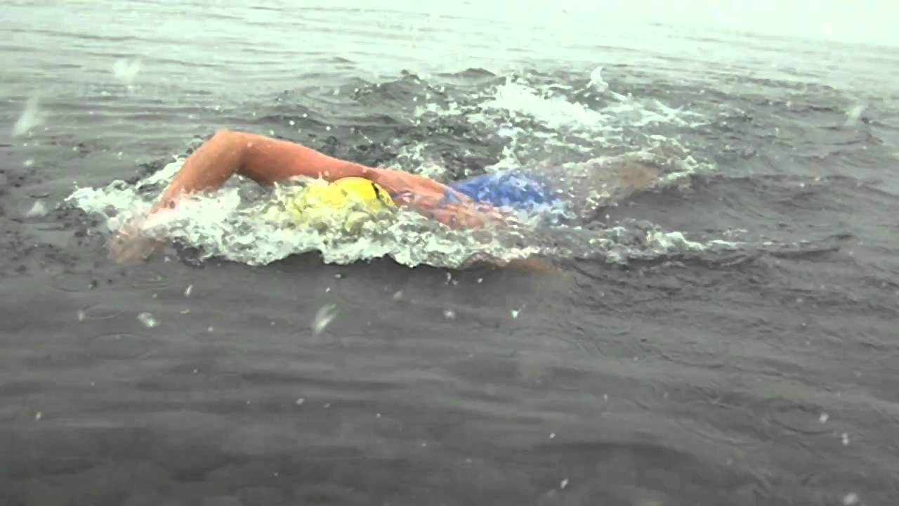 Lake Tahoe Snow Swim 11 20 10 - YouTube