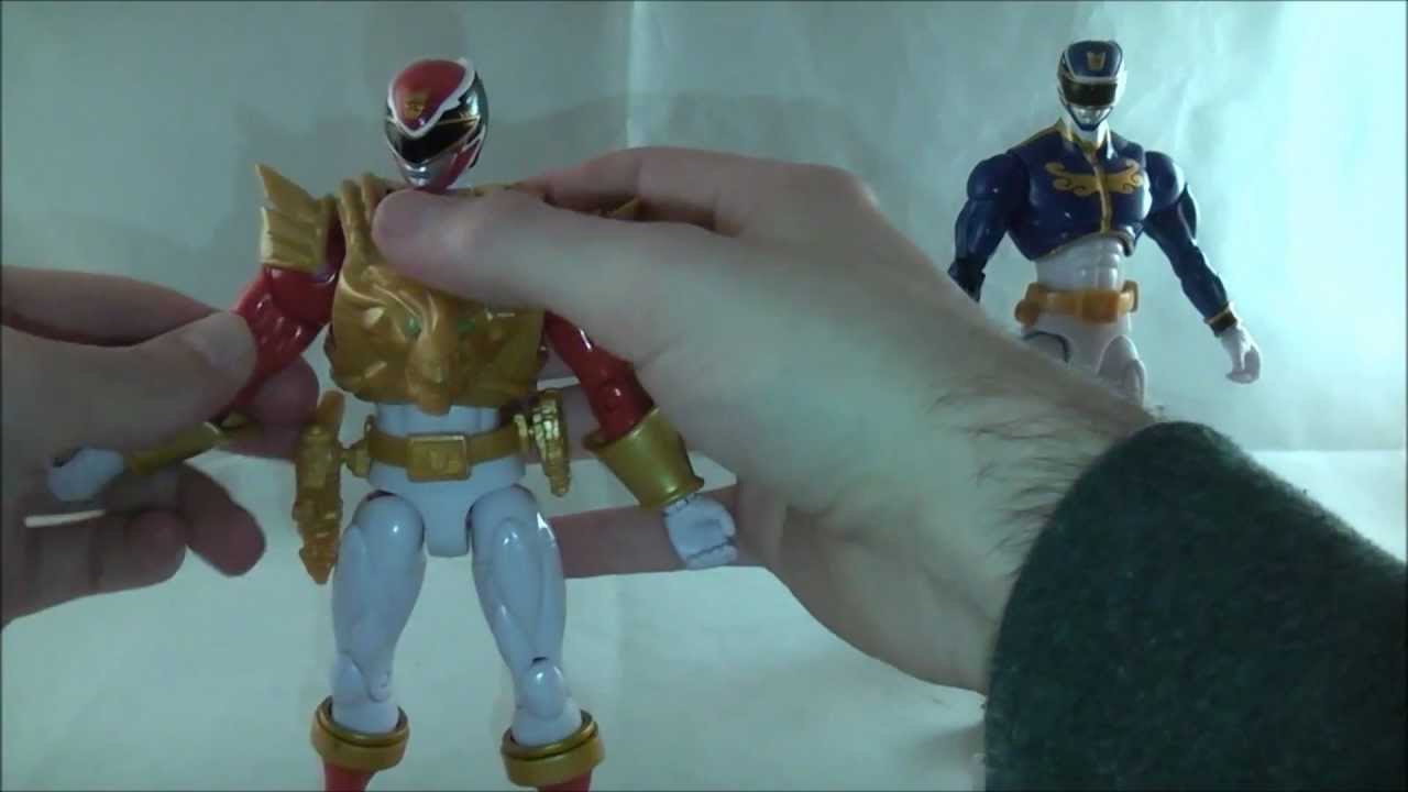 Armored Ultra Mode Red and Blue Ranger Figures Review (Power Rangers ...