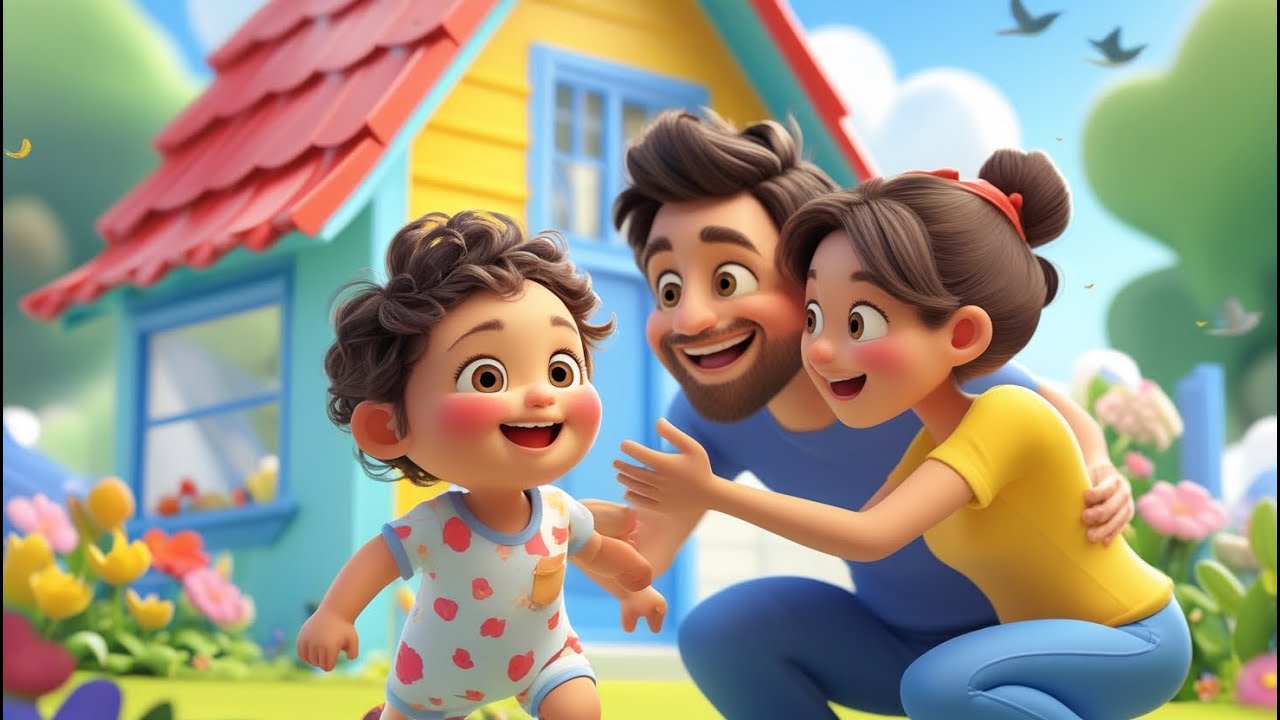 "Mom & Dad, I Love You! ️ | A Heartwarming Kids Song About Parents ...