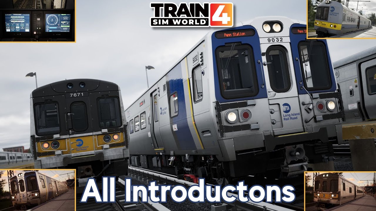 All Introductions - LIRR Commuter - First Look - Train Sim World 4 - YouTube
