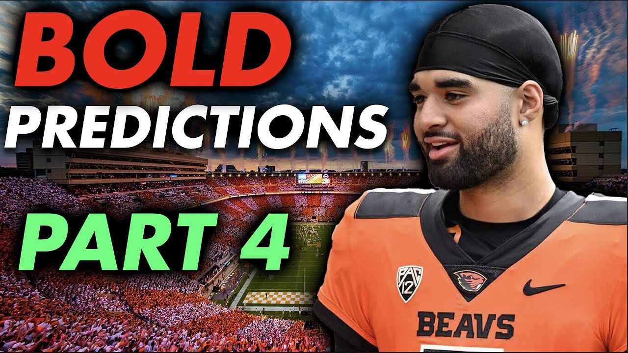 BOLD PREDICTIONS for the 2023 College Football Season (Part 4) - YouTube