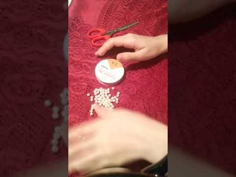 Ağ muncuqlu qolbaq yapdım!!(GÜZELL)