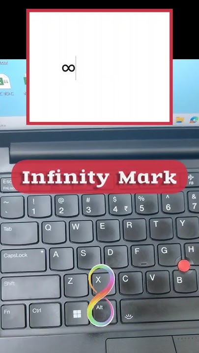 Type Infinity Symbol (∞) ♾️ with Shortcut ‼️ 211E + Alt + X Trick for ...