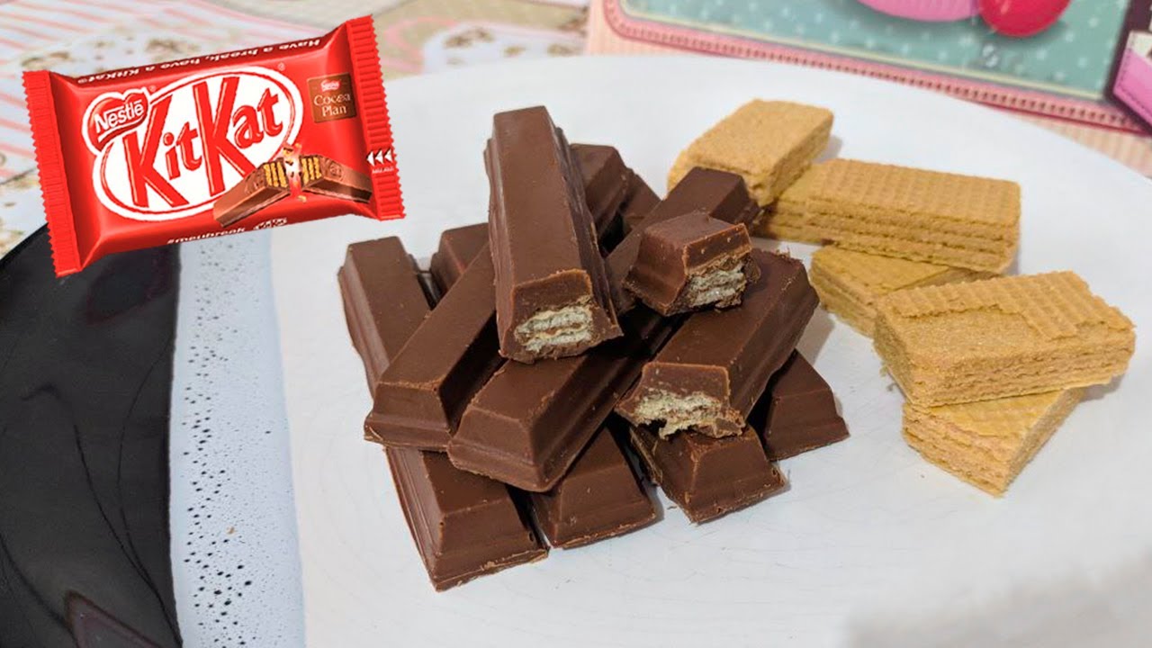 KIT KAT CASEIRO COM 2 INGREDIENTES!! FÁCIL, BARATO E DELICIOSO ! - YouTube