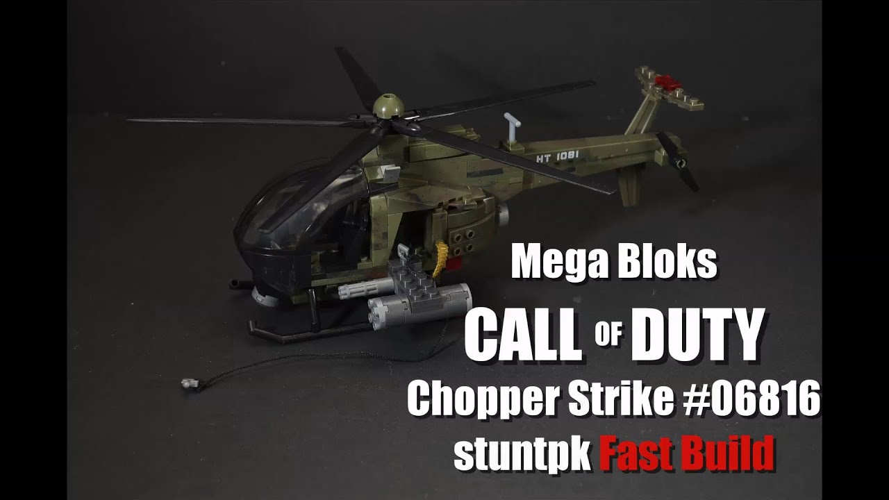 Mega Bloks Call of Duty Chopper Strike #06816 - Fast Build (HD) - YouTube