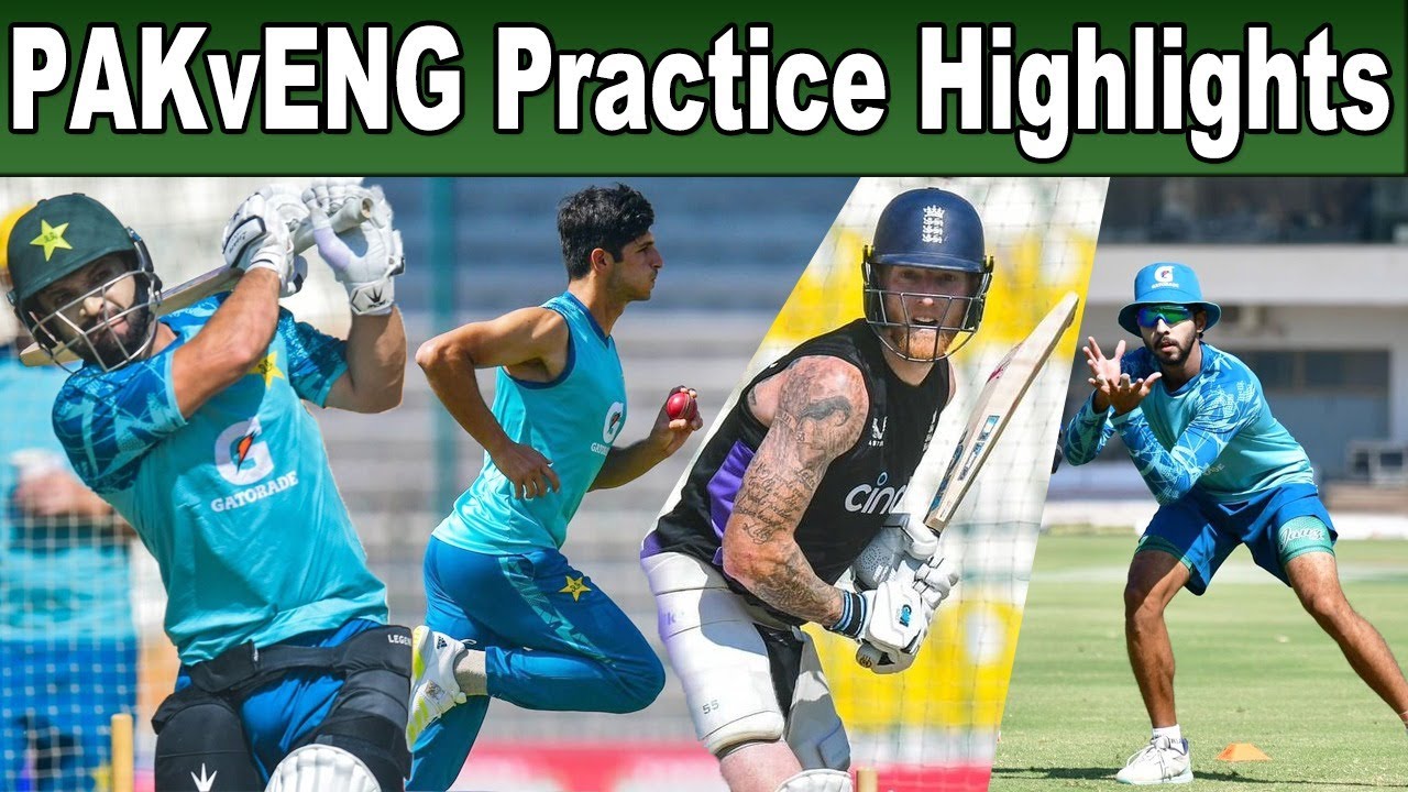 Pakistan vs England Practice Session Before 2nd test in Multan - YouTube