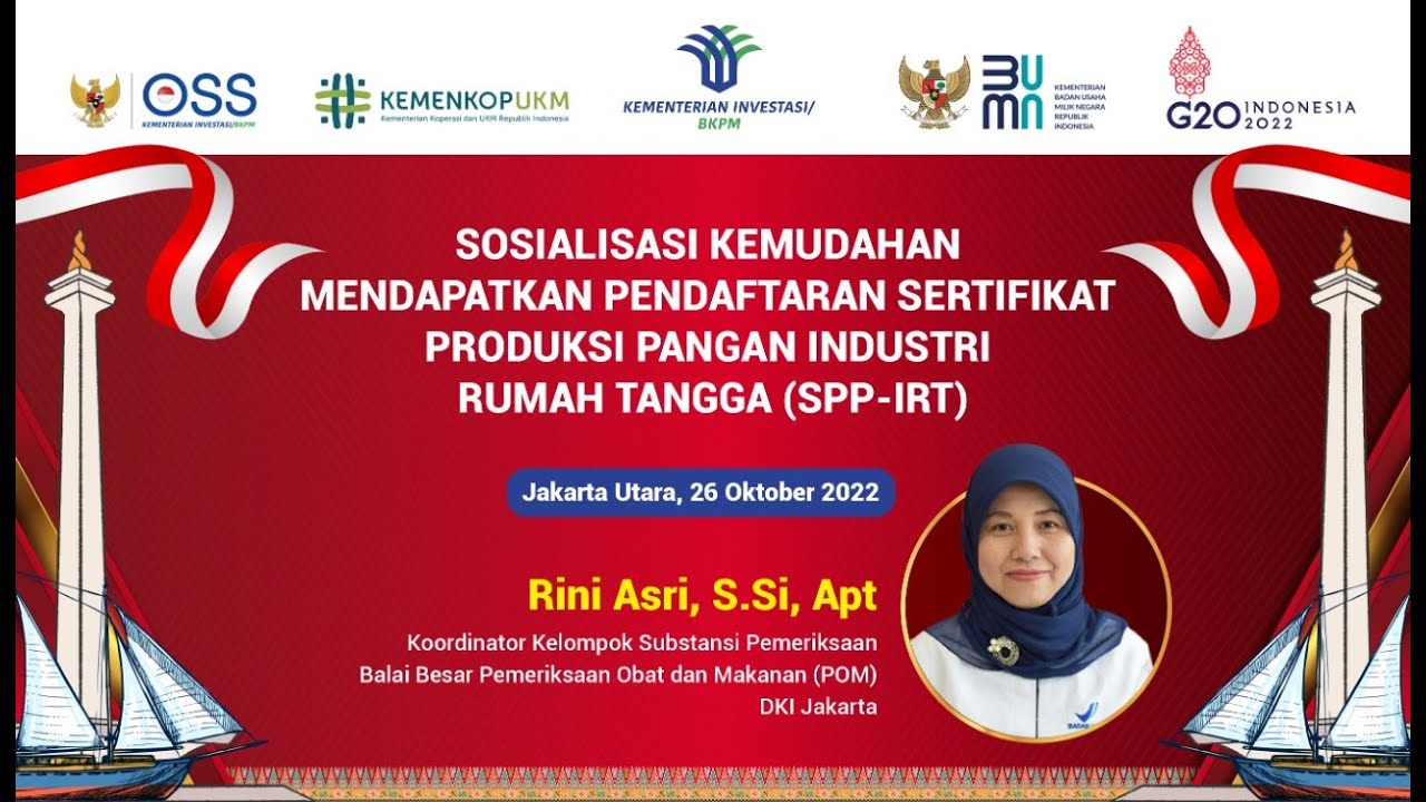 Sosialisasi Kemudahan Mendapatkan Sertifikat Produksi Pangan Industri ...