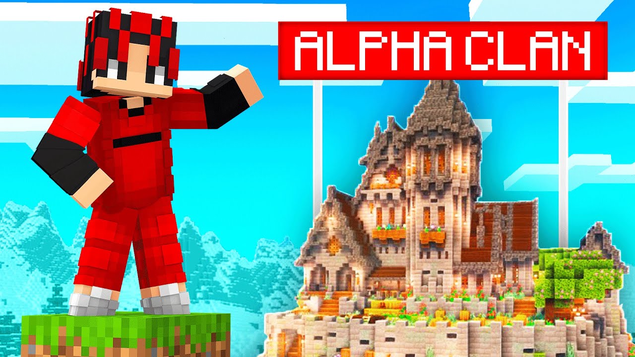 ALPHA CLAN OG BURG renovieren in Minecraft! (Youtuber Insel) - YouTube