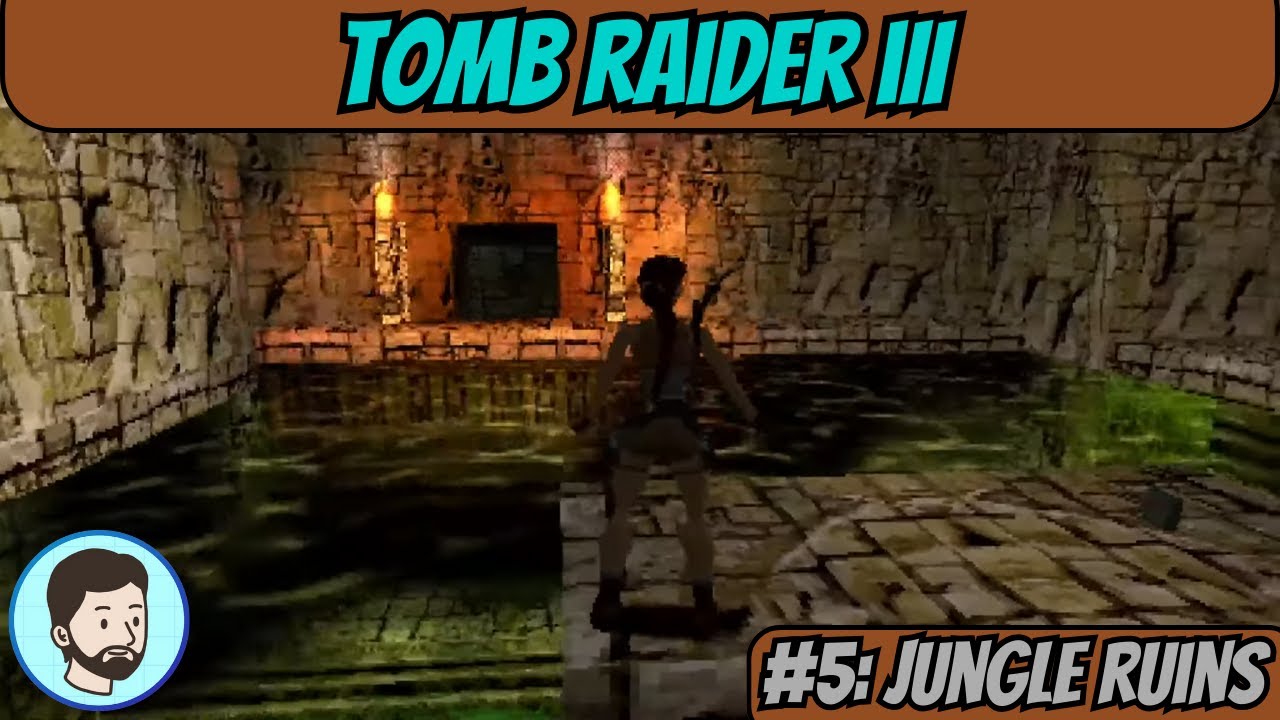 Tomb Raider III (Playstation) - Part 5: Jungle Ruins - YouTube