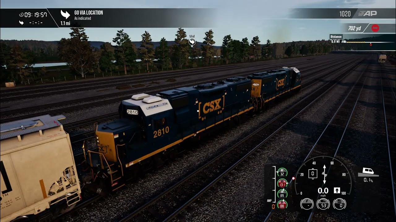 Y101 Morning Delivery - CSX Heavy Haul: Sand Patch Grade - EMD GP38-2 CSX - Train Sim World 4 ...