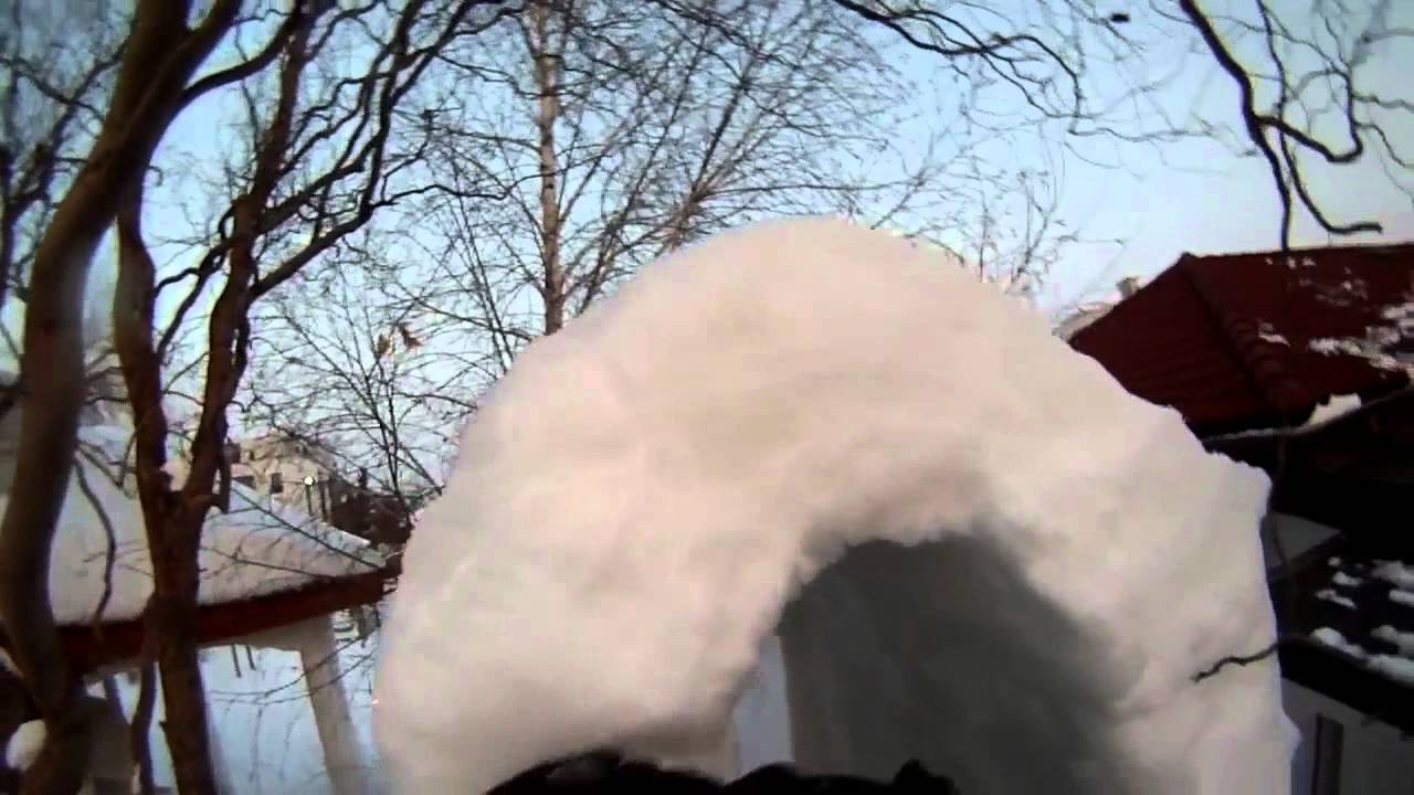 How to make a 3 floor snow fort(arches and ledges) part 2 - YouTube