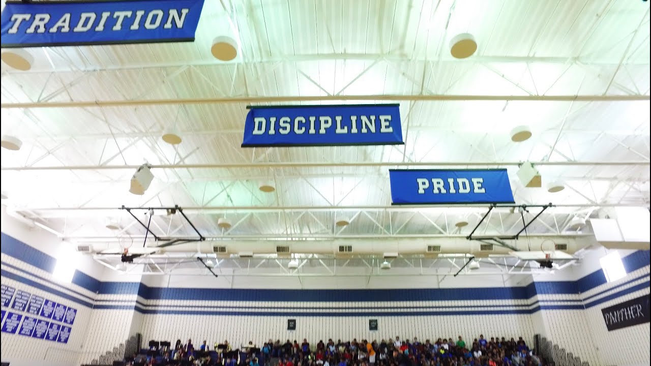 Crowley Middle School Homecoming pep rally - YouTube