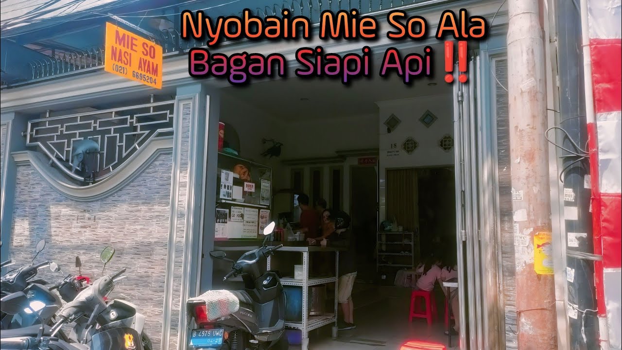 Review Mie So/Nasi Ayam Khas Bagan Siapi Api Teluk Gong Jakarta Utara ...