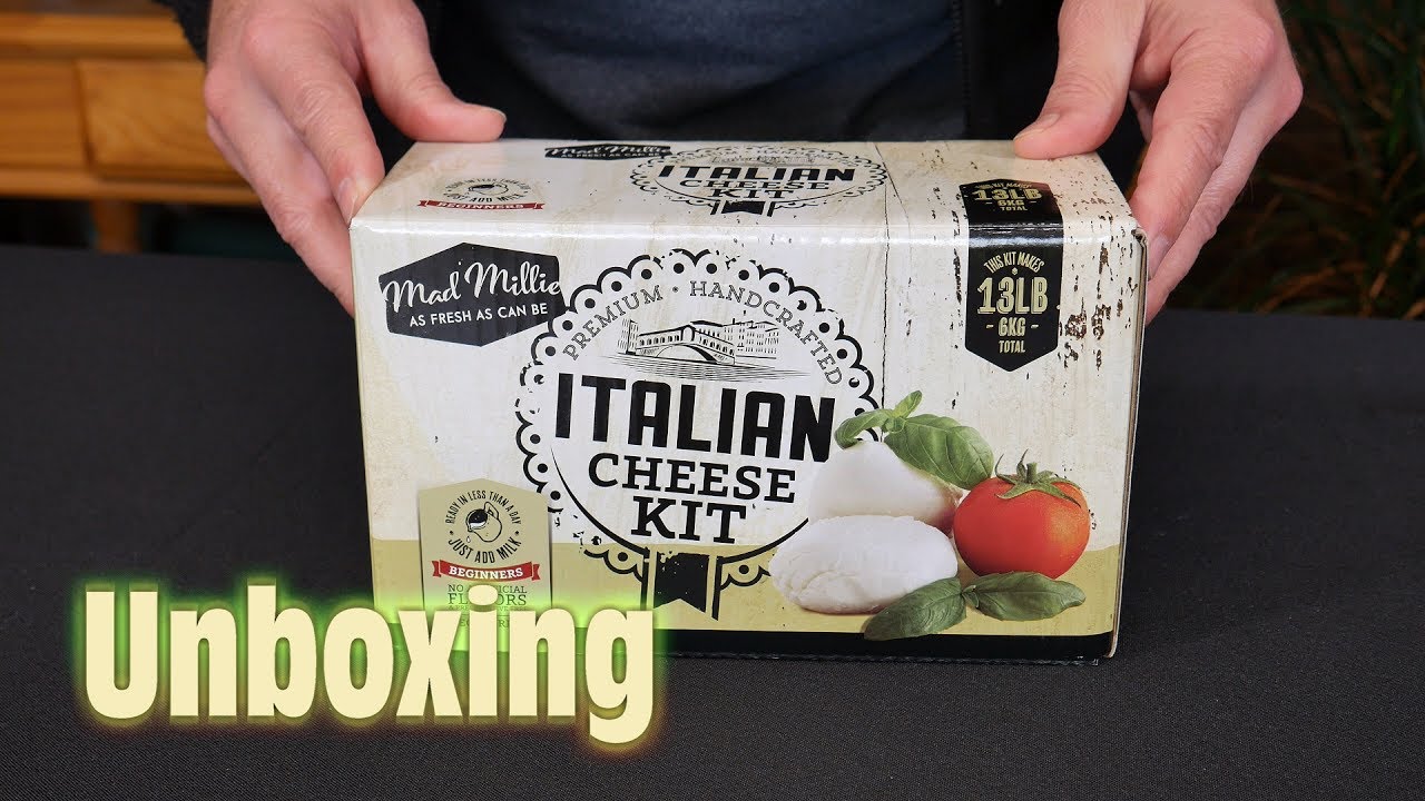 Unboxing the Mad Millie Italian Cheese Kit - YouTube