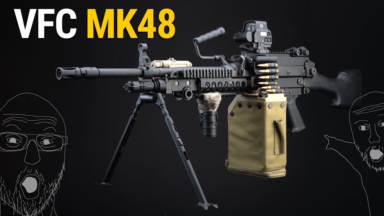 Is This The BEST Support MG on the Market? | VFC MK48 MOD 1! [Review] - YouTube