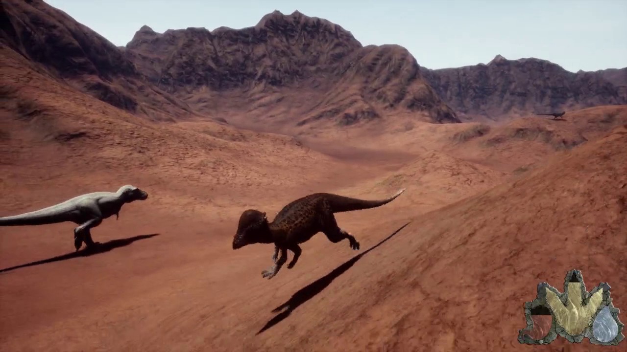 The Isle Pachycephalosaurus in the Red Desert - YouTube