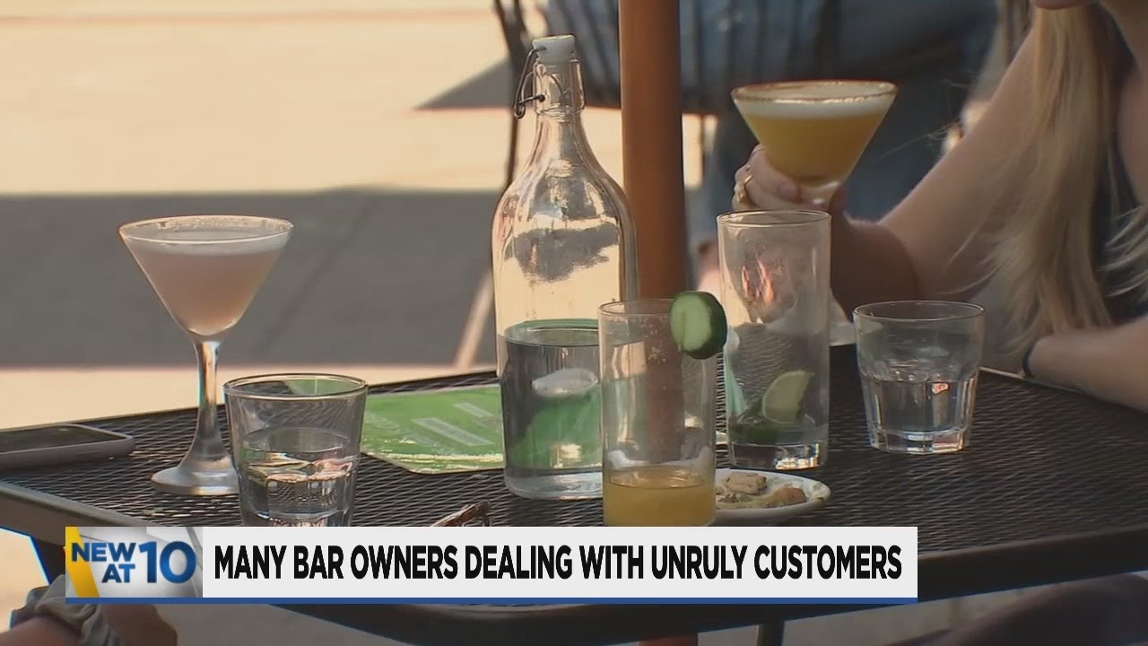 Reopening causes problems for bars dealing with unruly customers - YouTube