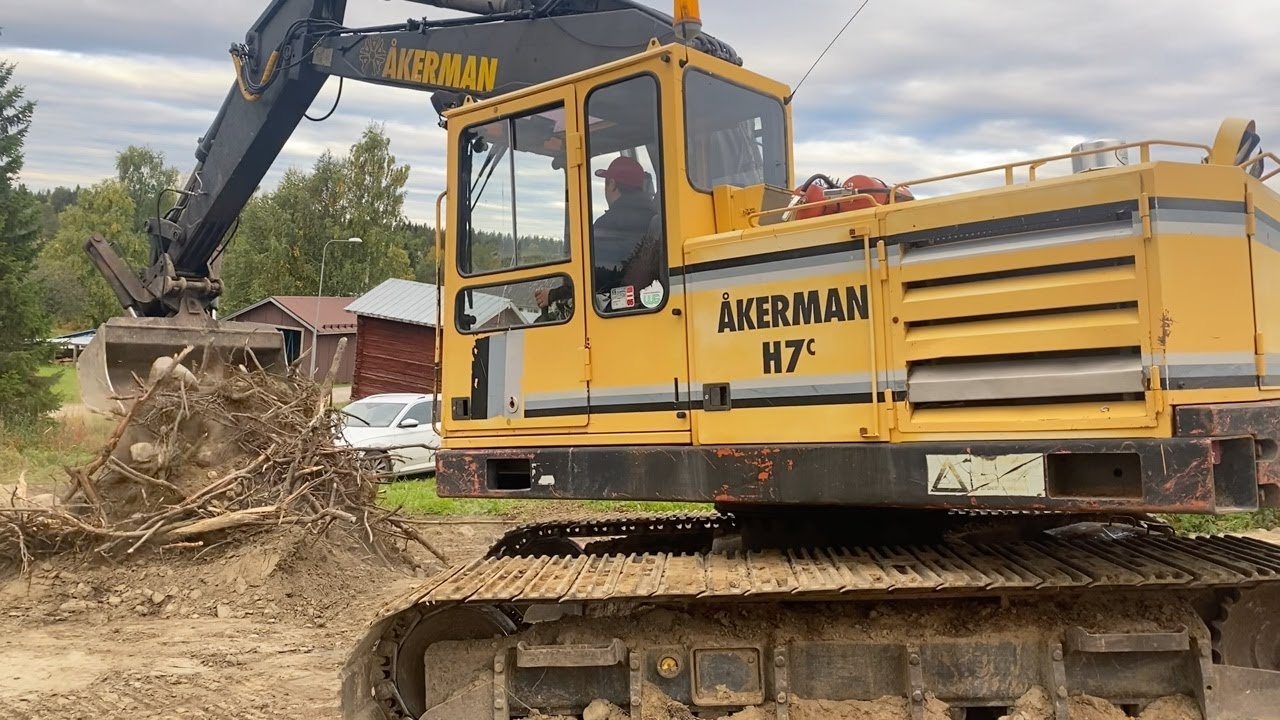 Köp Grävmaskin Åkerman H7C NewComfort på Klaravik - YouTube