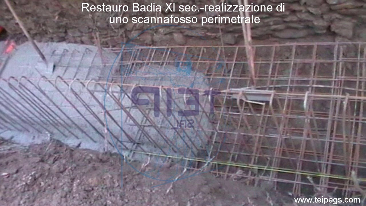 Restauro e rinforzo di una Badia XI sec realizzazione di uno ...