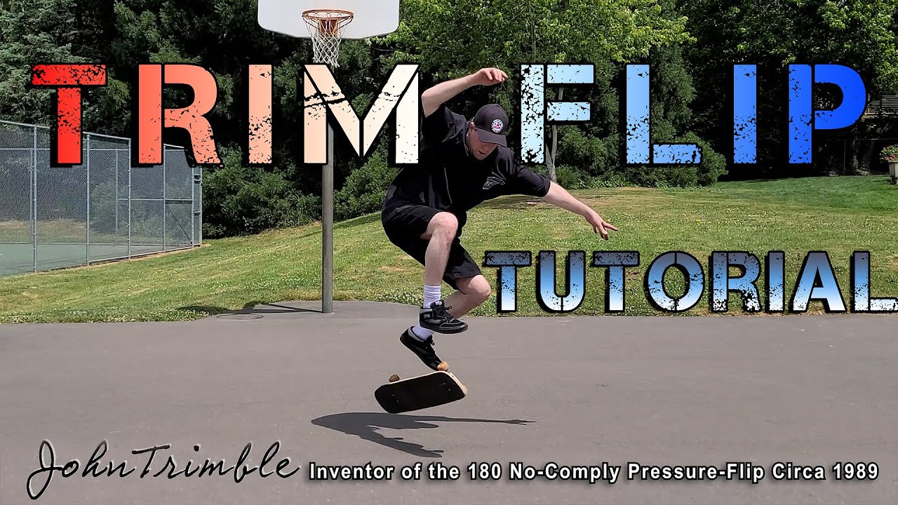 Trim Flip skateboard trick tutorial - YouTube