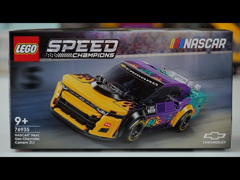 LEGO Speed Champions 76935 NASCAR Next Gen Chevrolet Camaro ZL1 - LEGO Speed Build Review