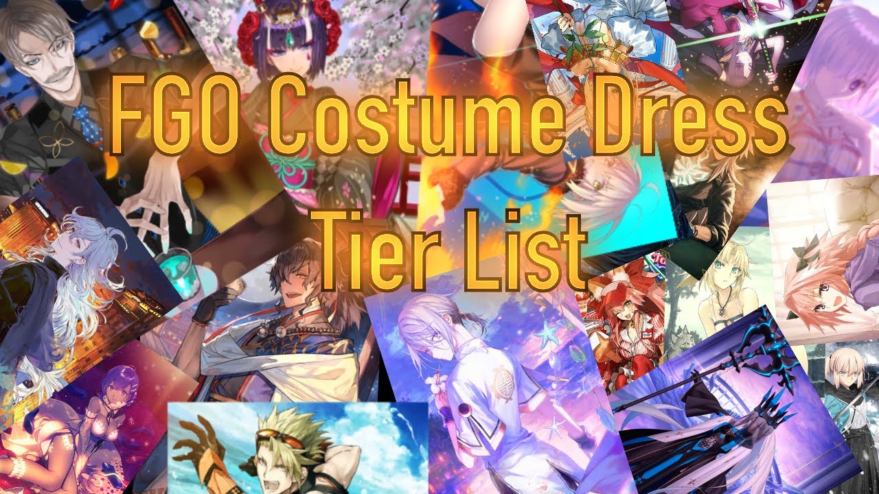 FGO Costume Dress Tier List - YouTube