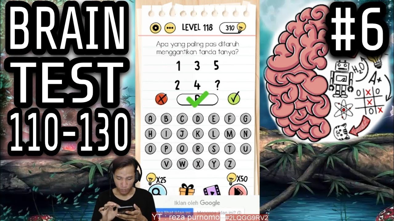 Brain Test #6 | senam otak dulu Level 110-130 l BRAIN TEST INDONESIA ...