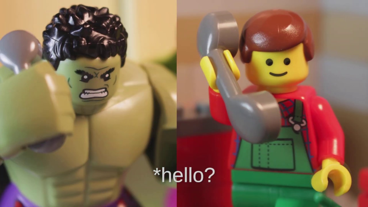 LEGO Hulk Plants Trees (Stop Motion) - YouTube