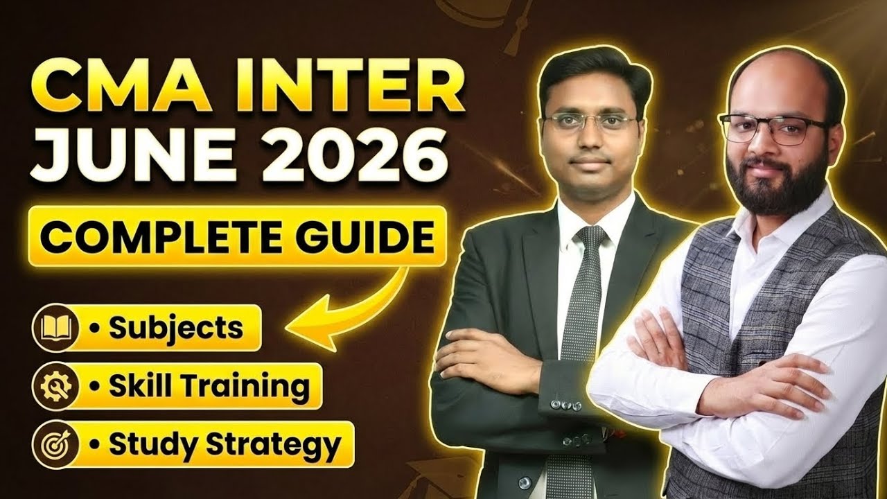 How to Prepare CMA Inter June 26 | CMA Inter Both Group Study Plan ...