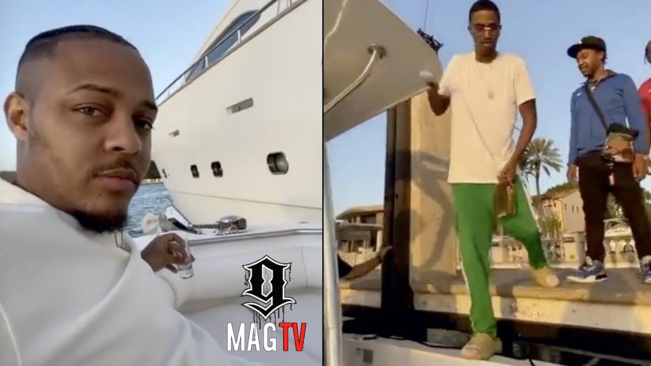 Bow Wow Picks Up Christian Combs To Party On His Yacht! 🛥 - YouTube
