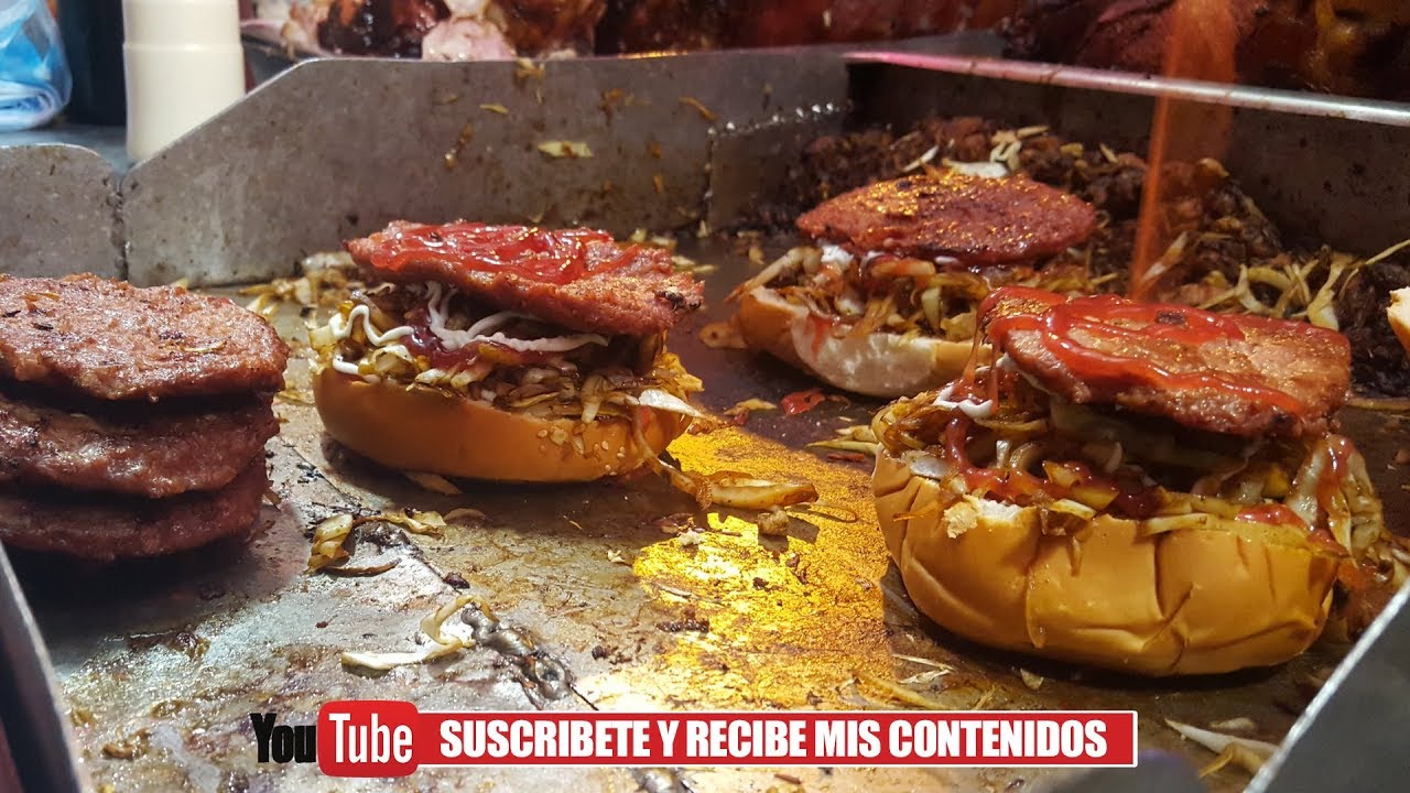 "Chimi" Comida Callejera Dominicana - YouTube