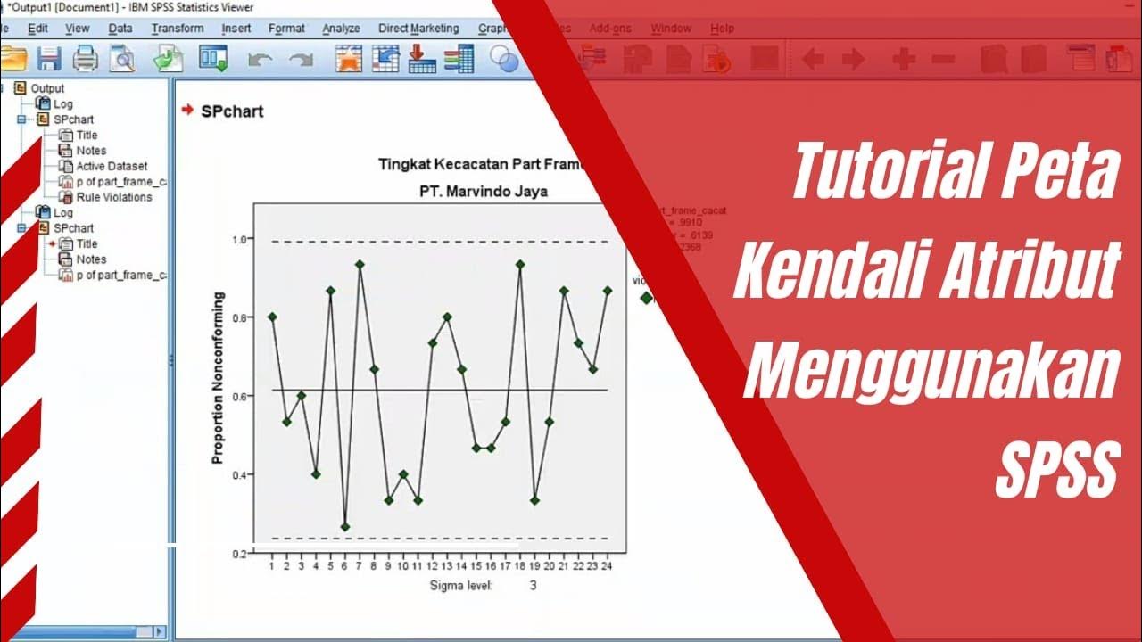 Tutorial Peta Kendali Atribut Menggunakan SPSS - YouTube