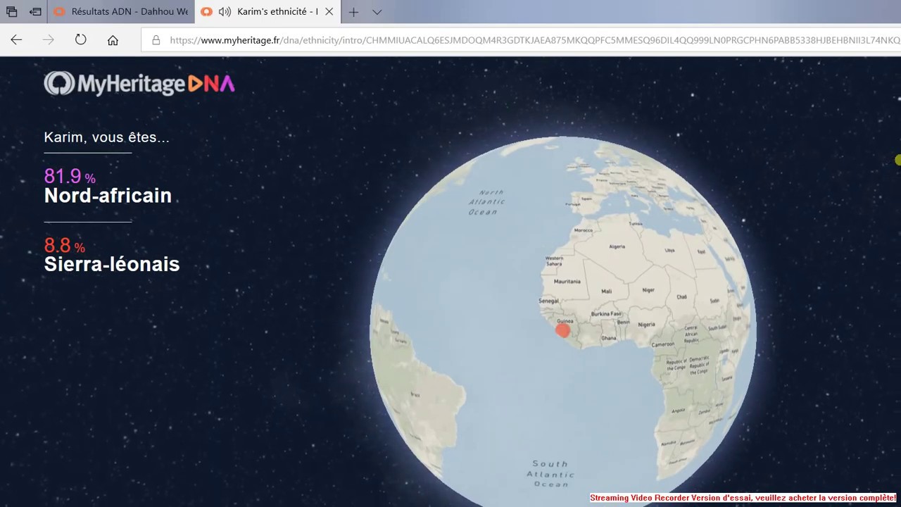 My results DNA test North African - Maroc (Moroccan, Rabat) - YouTube