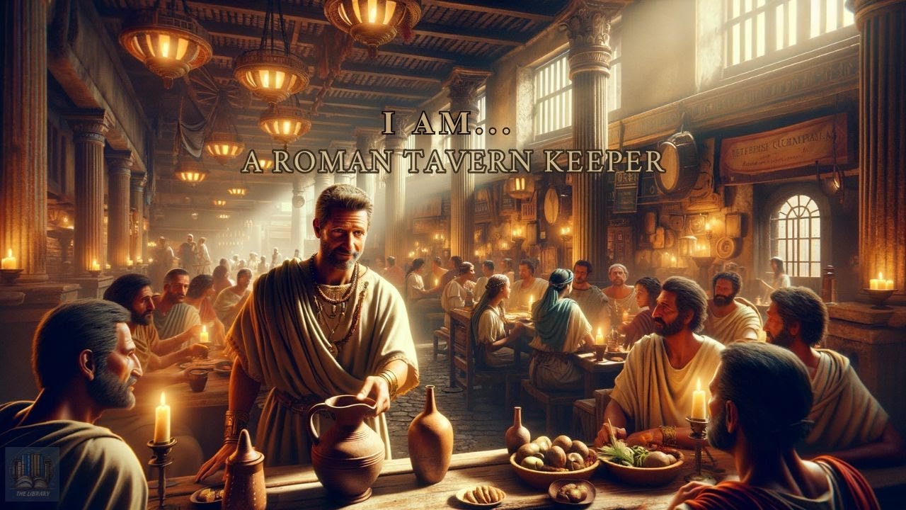 🍻 Life as a Roman Tavern Owner 👑 | Behind the Curtains 🏺 | #history ...