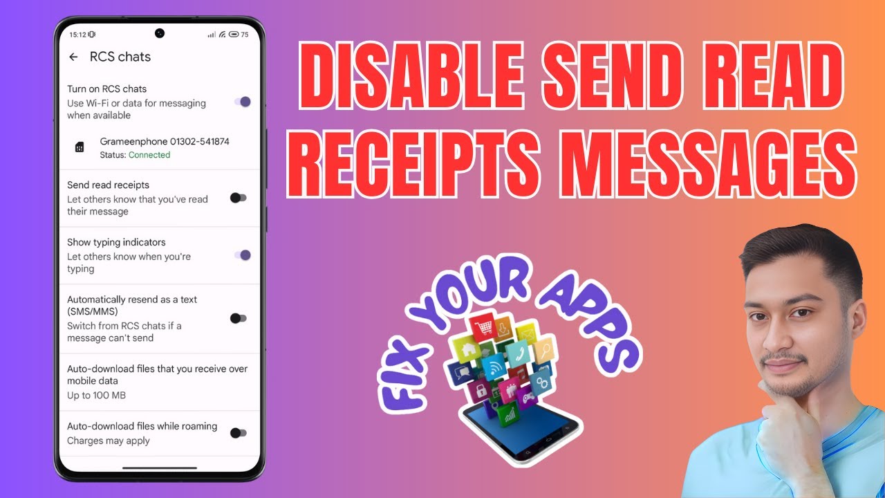 How to Disable Send Read Receipts in Your Messages - YouTube