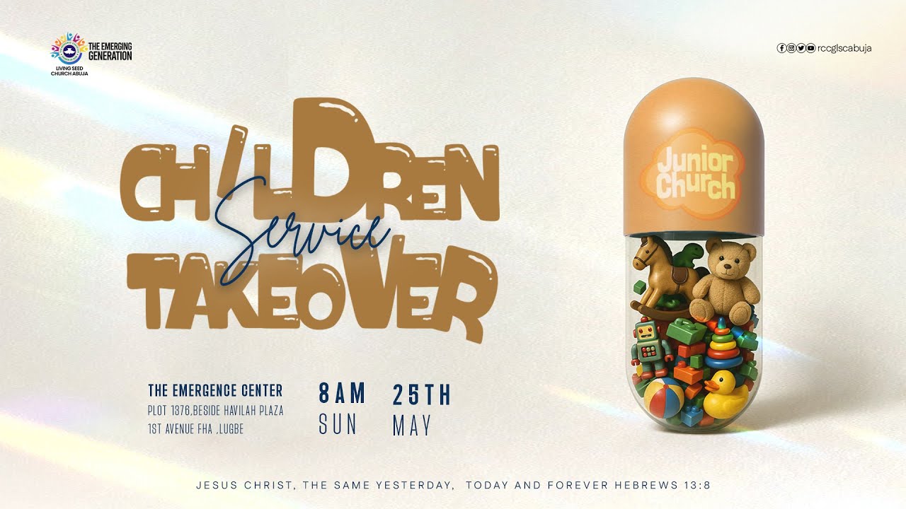 CHILDREN TAKE OVER SERVICE || 25 MAY 2025 - YouTube