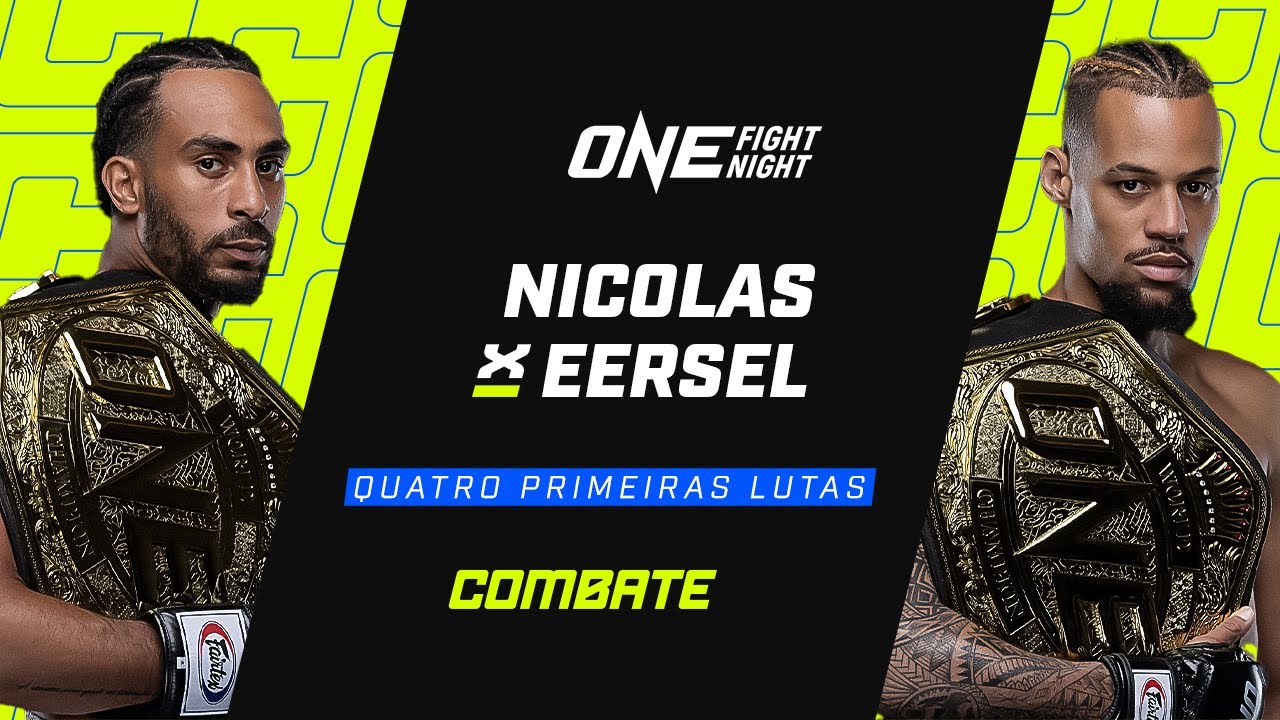 AO VIVO | ONE FIGHT NIGHT 25 | QUATRO PRIMEIRAS LUTAS | Combate.globo ...