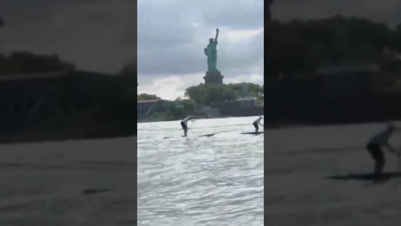 Hurricane Sandy Statue Of Liberty Wave