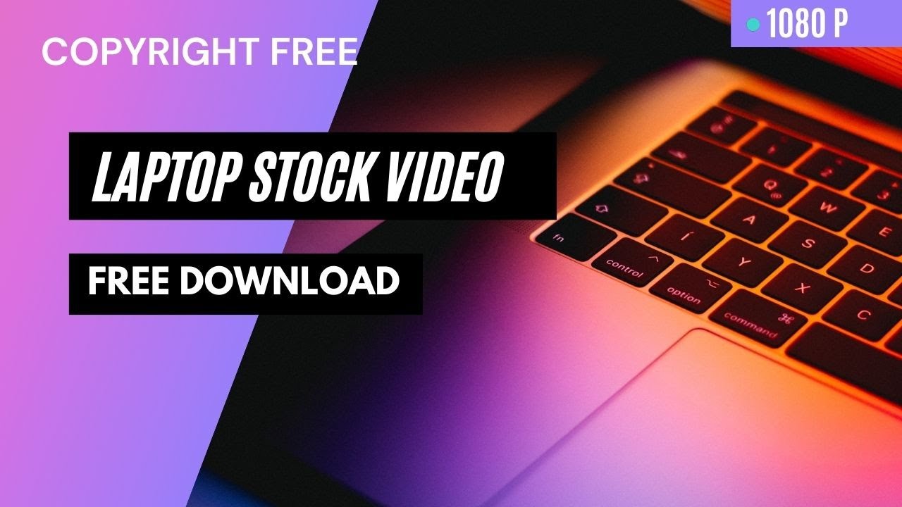 Copyright Free- Cinematic Laptop Stock Video | Creative Common - Free ...