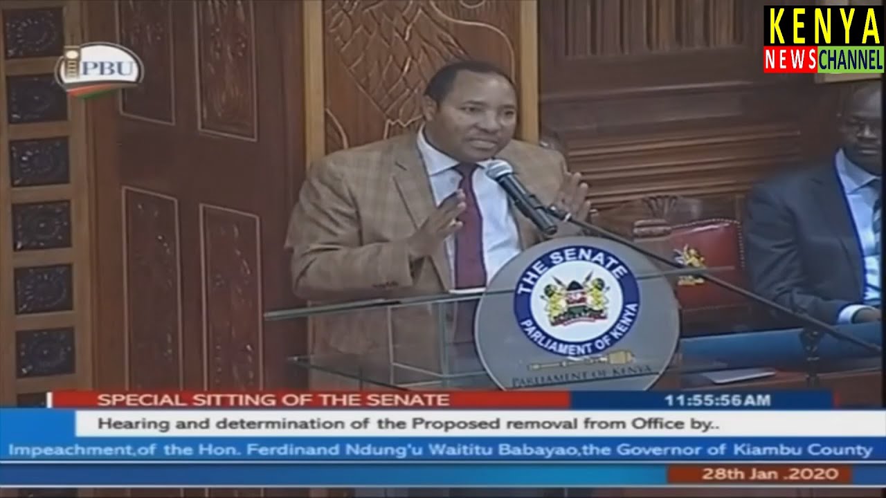 WAITITU IMPEACHMENT EMOTIONAL SPEECH ENTERTAINS PARLIAMENT - YouTube